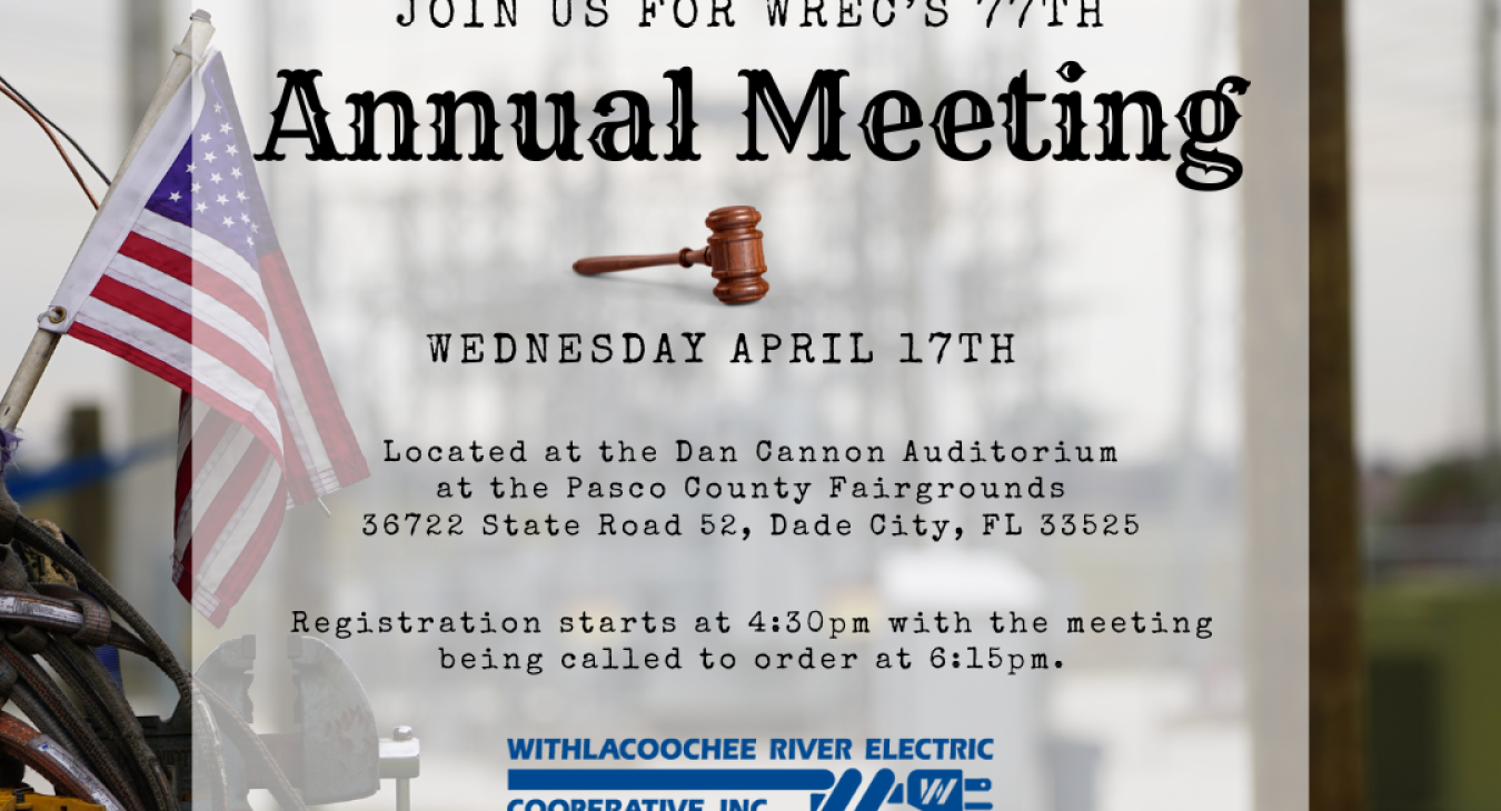 WREC's 77th Annual Meeting | Withlacoochee River Electric Cooperative